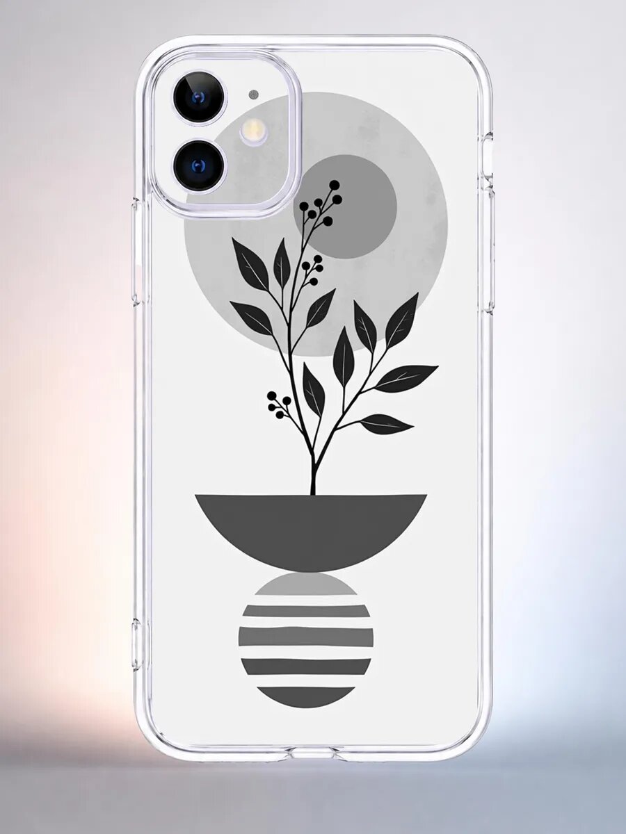 Чехол iPhone 11 растение в Y2K Indie Sleaze