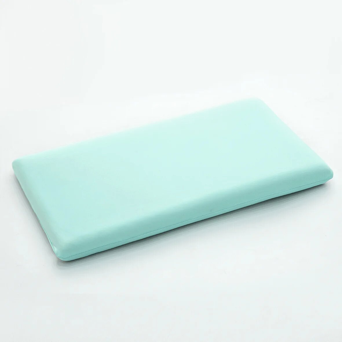Подушка из memory foam для шеи, хлопок lightgreen