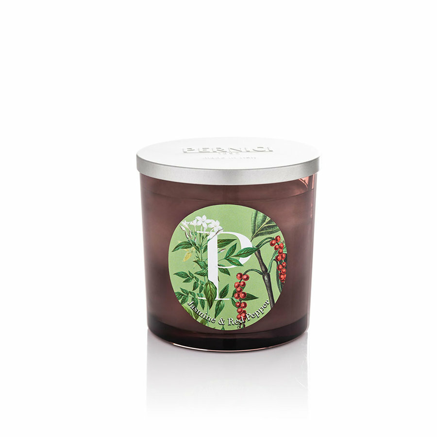 Свеча ароматическая Jasmin & Red Pepper (Жасмин и Красный перец), Pernici 350 г