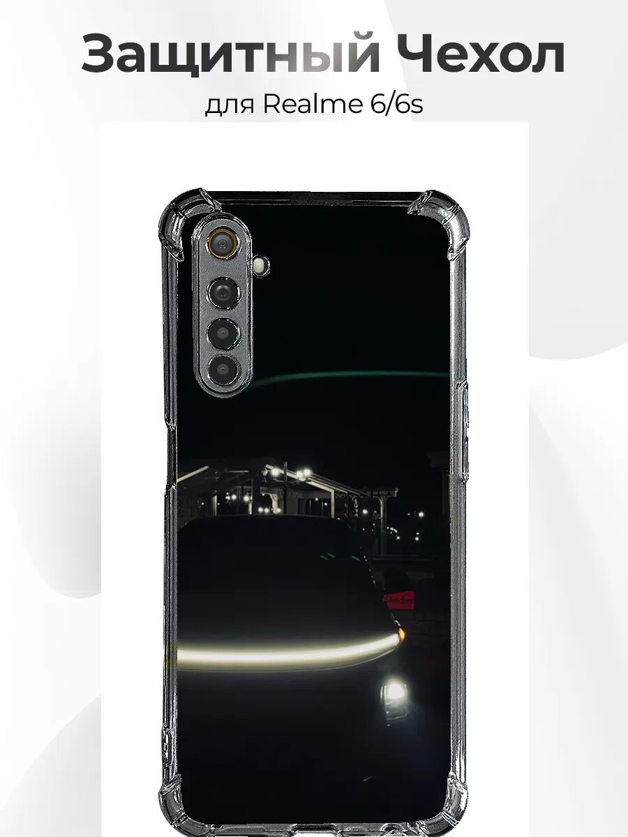 Чехол на Realme 6 Li Auto L9 ночью вид спереди