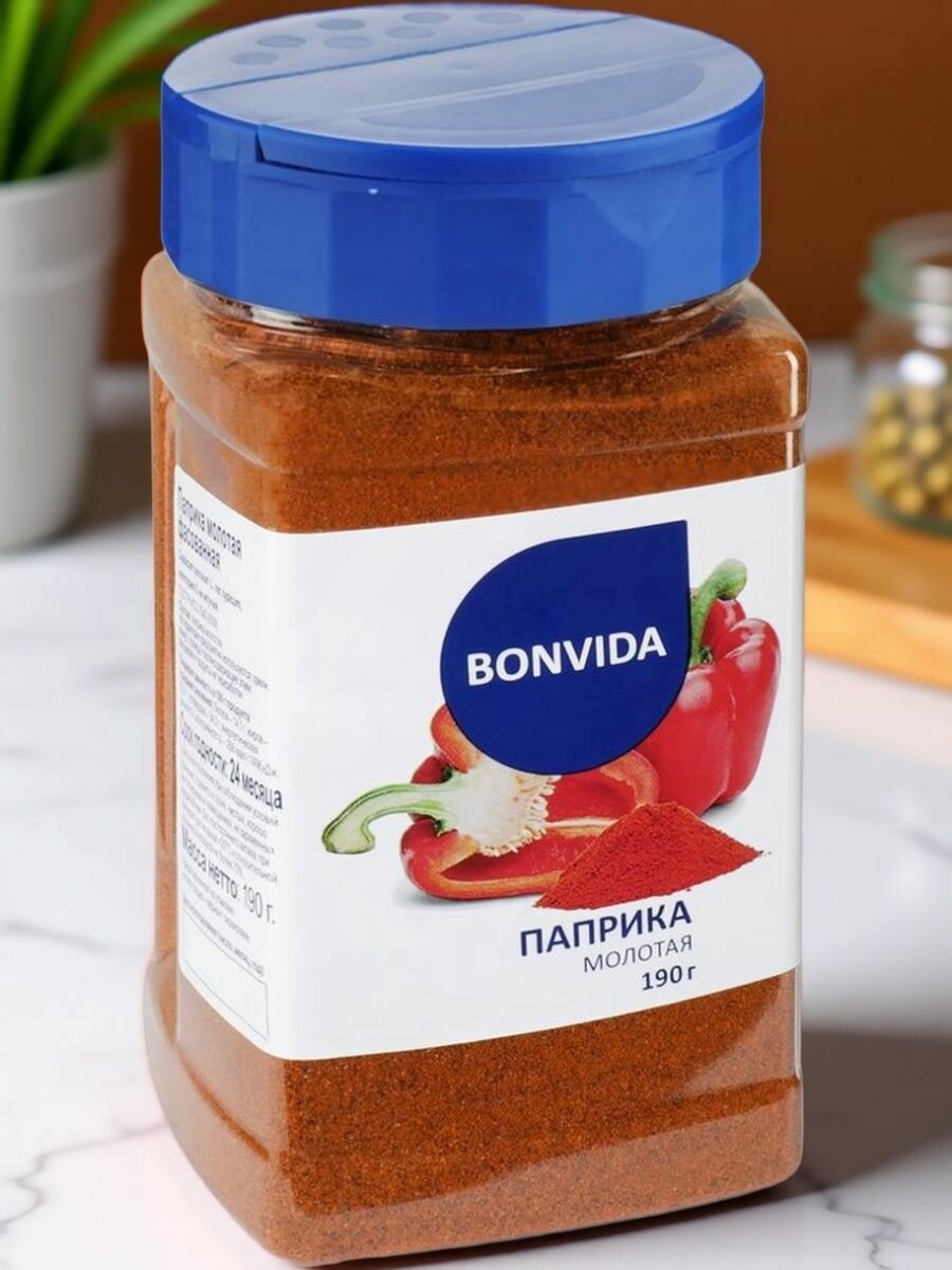 Паприка молотая BONVIDA, 190г