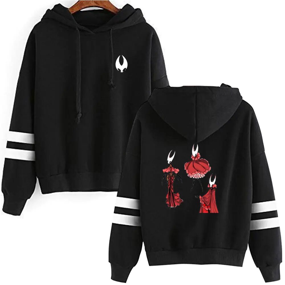 Черная толстовка Hollow Knight Silksong, XXL