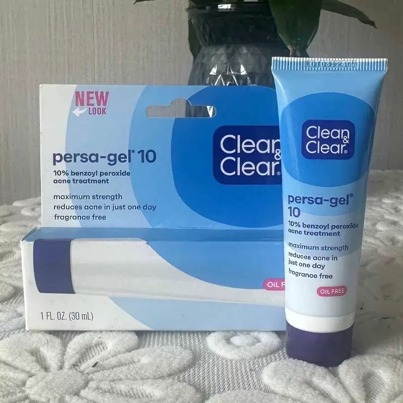Clean & Clear Persa-Gel 10 Безмасляное средство для лечения угревой сыпи, максимальная концентрация 10% бензоилпероксида