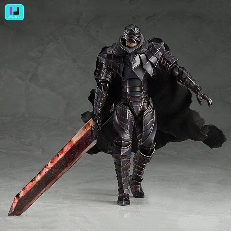 Фигурка Figma 410# Берсерк из аниме "Берсерк". Коллекционная фигурка воина с оружием, 16 см
