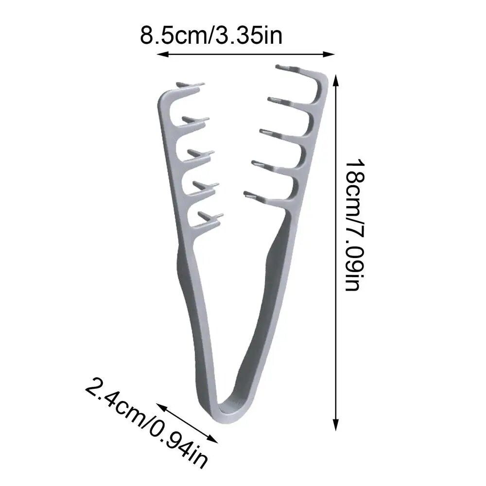Расческа для увеличения объема волос wide-tooth Gray