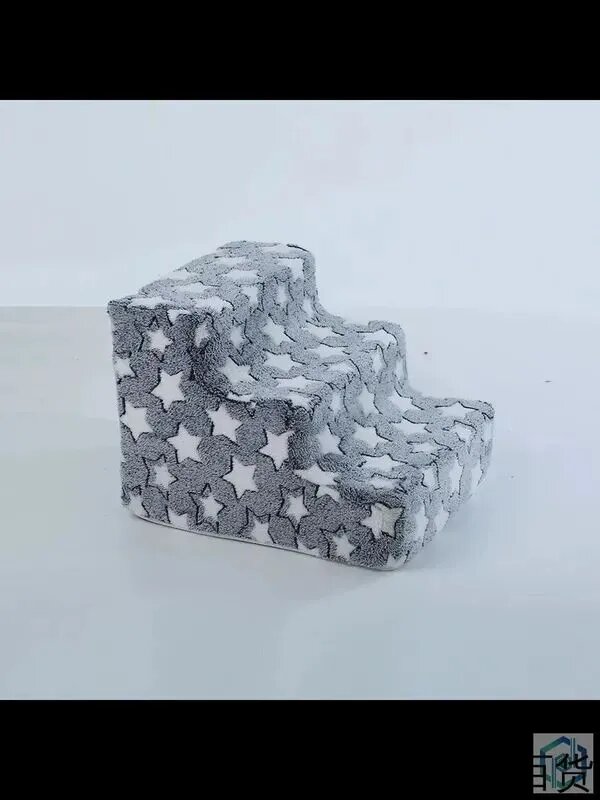 Лестница для животных Yuhua Store, 3 ступени, для собак и кошек, розовый, 39x29x30 см — фото 1