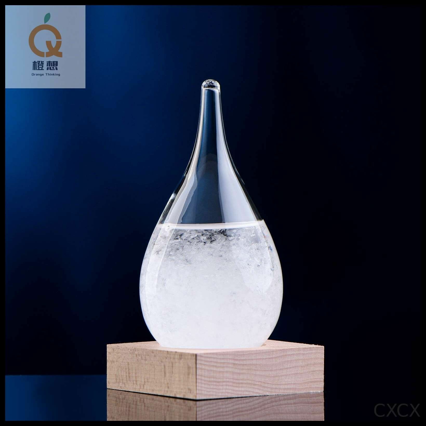 Барометр - штормгласс "Капля" 12х6см