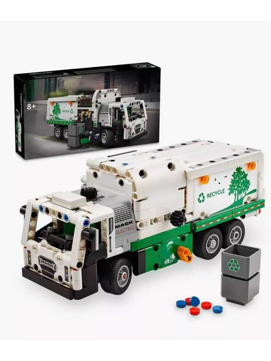 Конструктор детский Техник Мусоровоз Mack LR / Technic / 503 детали