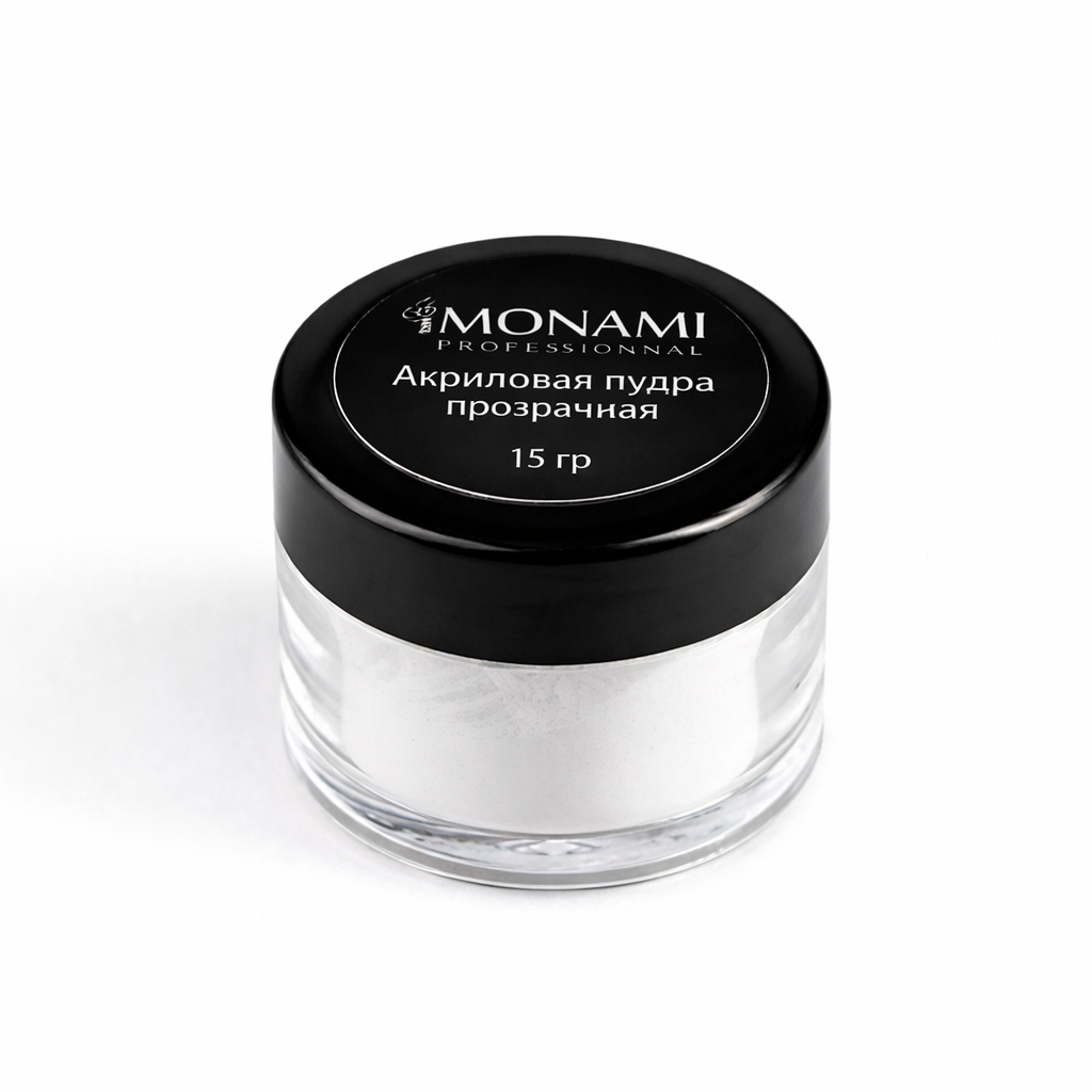 Пудра акриловая Monami Professional, прозрачная, укрепляющая, 15г