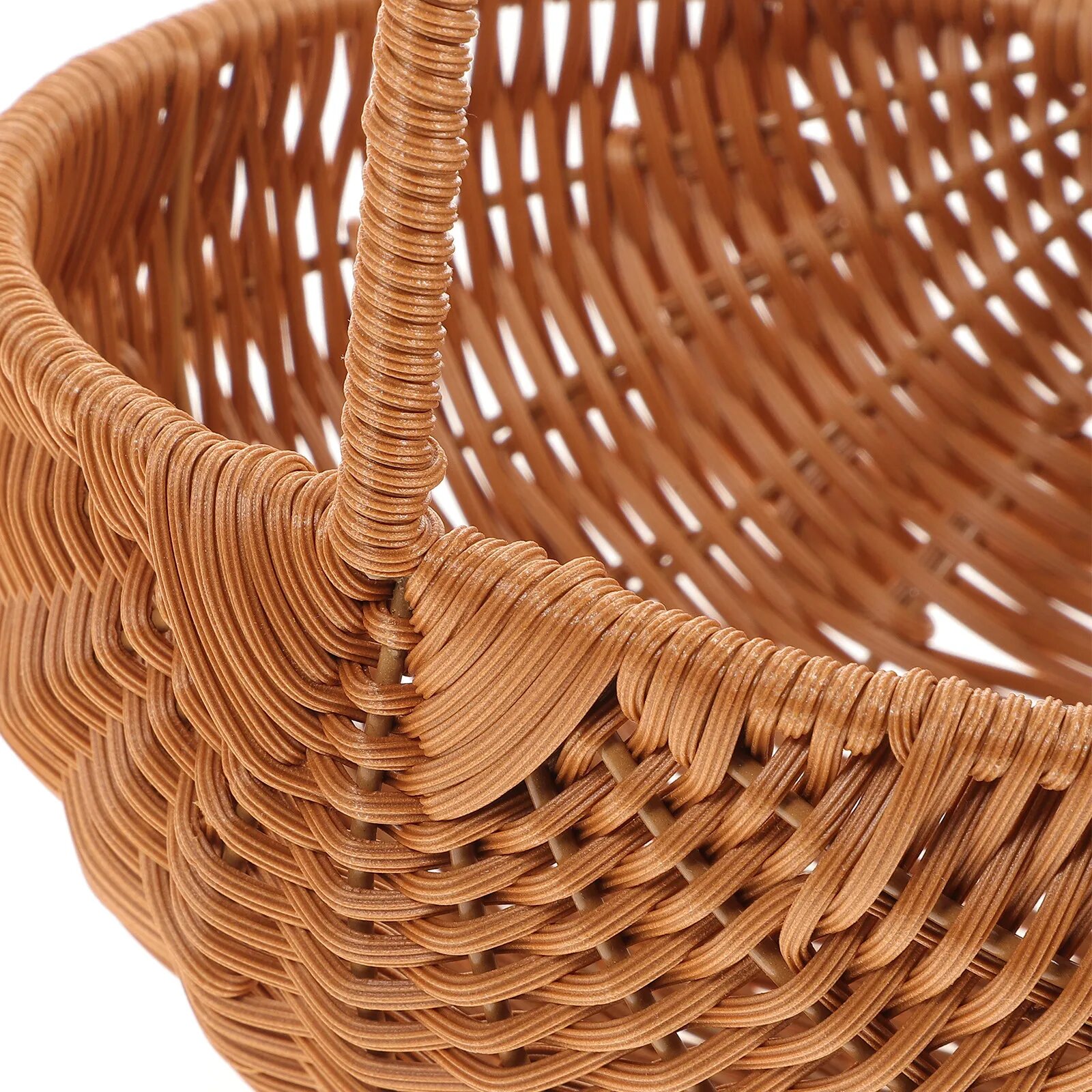 Мини-корзина из лозы для Пасхи