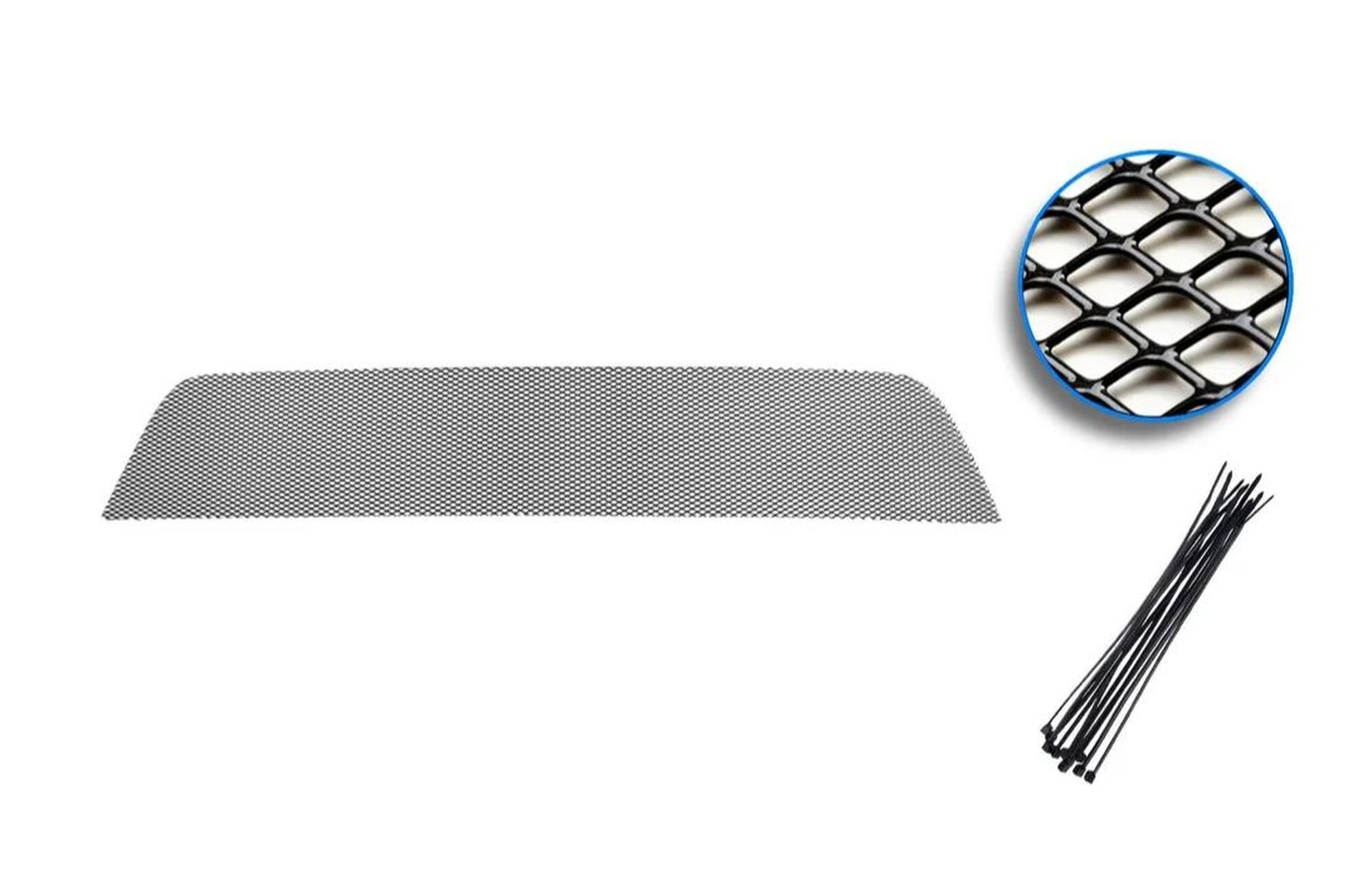 Защитная сетка радиатора для RENAULT SANDERO 2009-2014 (I), низ, 1шт