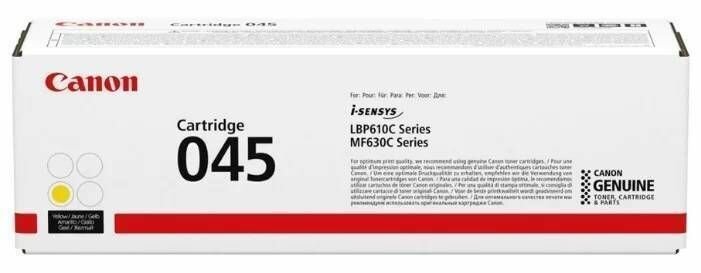 Тонер-картридж Canon 045 Y желтый 1239C002