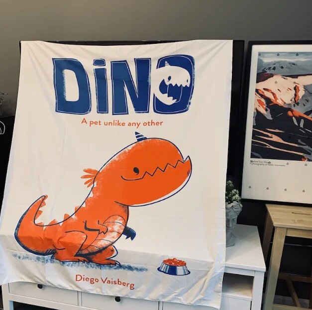Гобелен "Мона Лиза" граффити полиэстер 150x130 см Оранжевый, 100x130cm, Dino