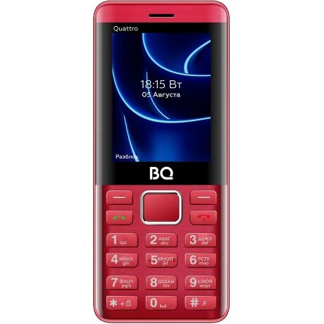 Мобильный телефон BQ 2453 Quattro Red
