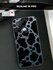 Чехол на Realme 16 Pro / Реалме 16 Про с принтом Черные пятна, прозрачный