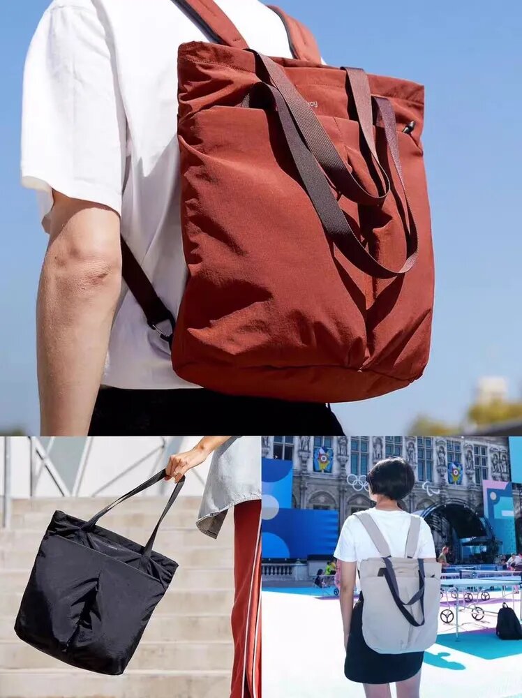Сумка Bellroy Lite Totepack, водоотталкивающий нейлон, 30x15x37 см, женская/мужская, оранжевая — фото 1