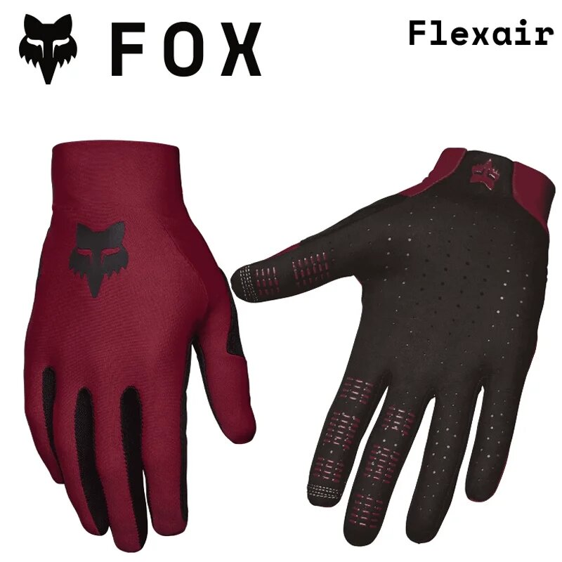 Перчатки FOX Flexair Бордовые, L, Цвет: 2