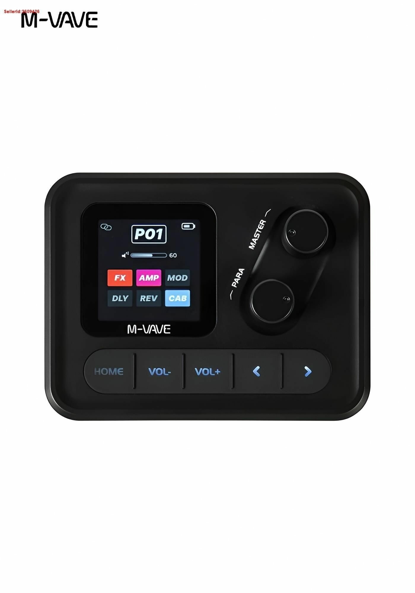 M-VAVE Pocket AMP Портативный мультиэффект-процессор для электрогитары/бас-гитары