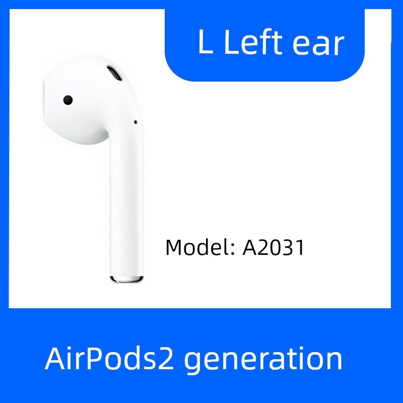Оригинальный наушник AirPods 2 для левого уха, беспроводной Bluetooth