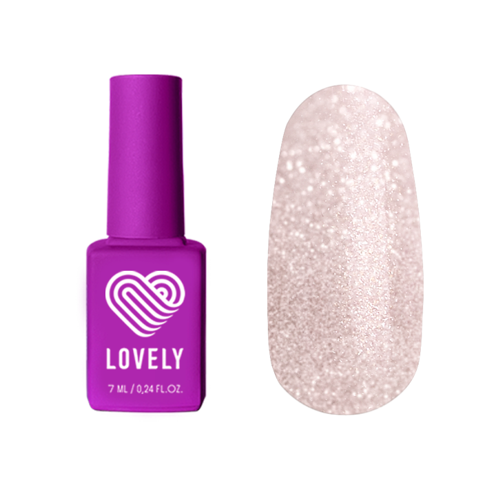 Гель-лак Lovely SD01 Sweet Dreams, 7 ml розовый с микрошиммером