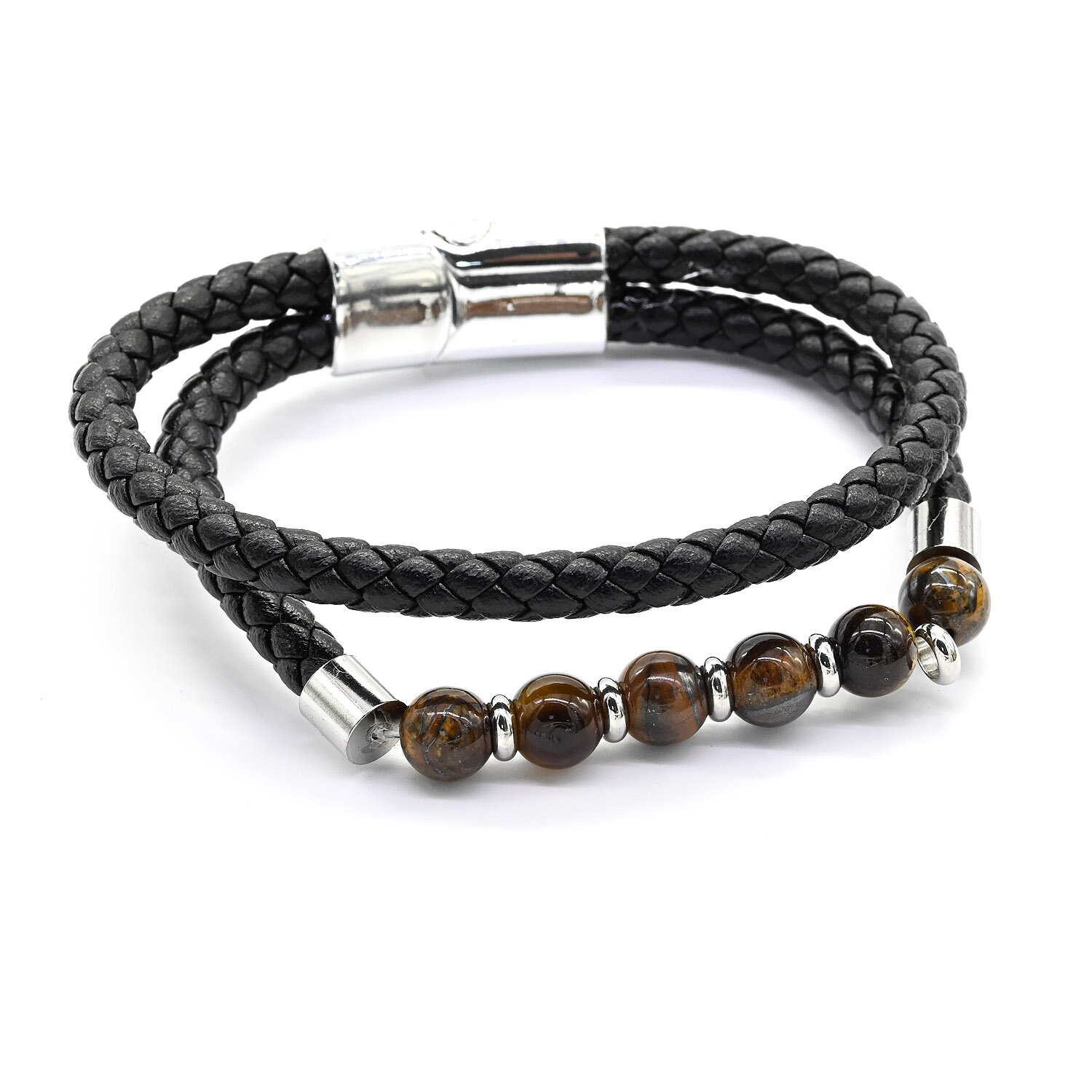 Браслет Радуга Камня, тигровый глаз