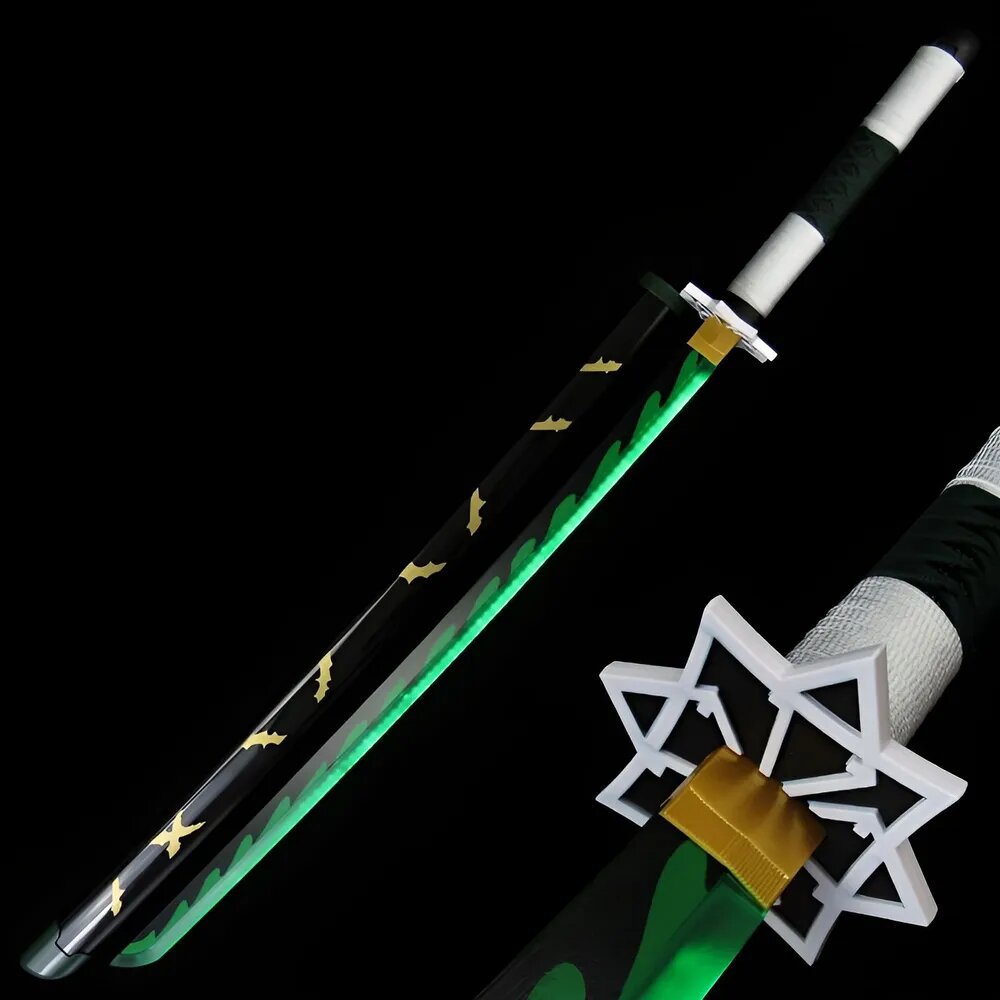 Светящаяся катана LED / катана клинок рассекающий демонов / Аниме для косплея и игрушки для мальчиков