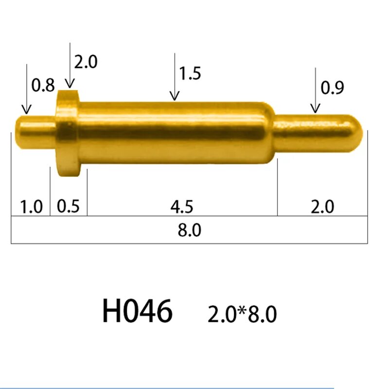 Разъем Pogo Pin H046 2.0*8.0