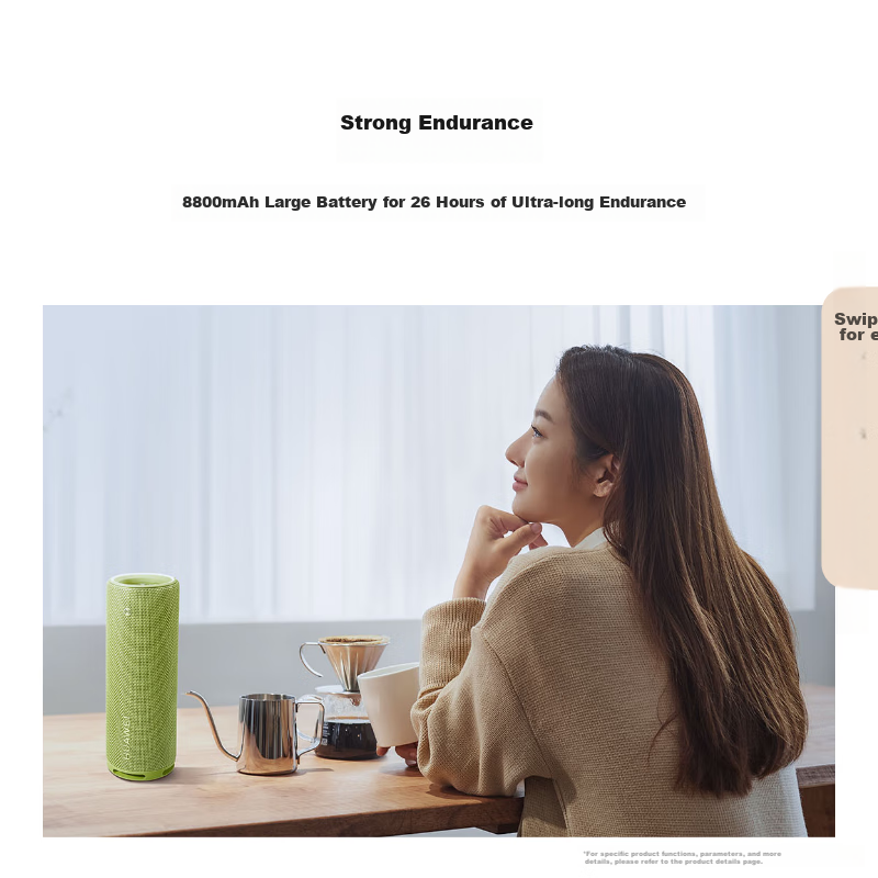 Портативная Bluetooth-колонка Huawei Sound Joy 2, цвет Toward New Green