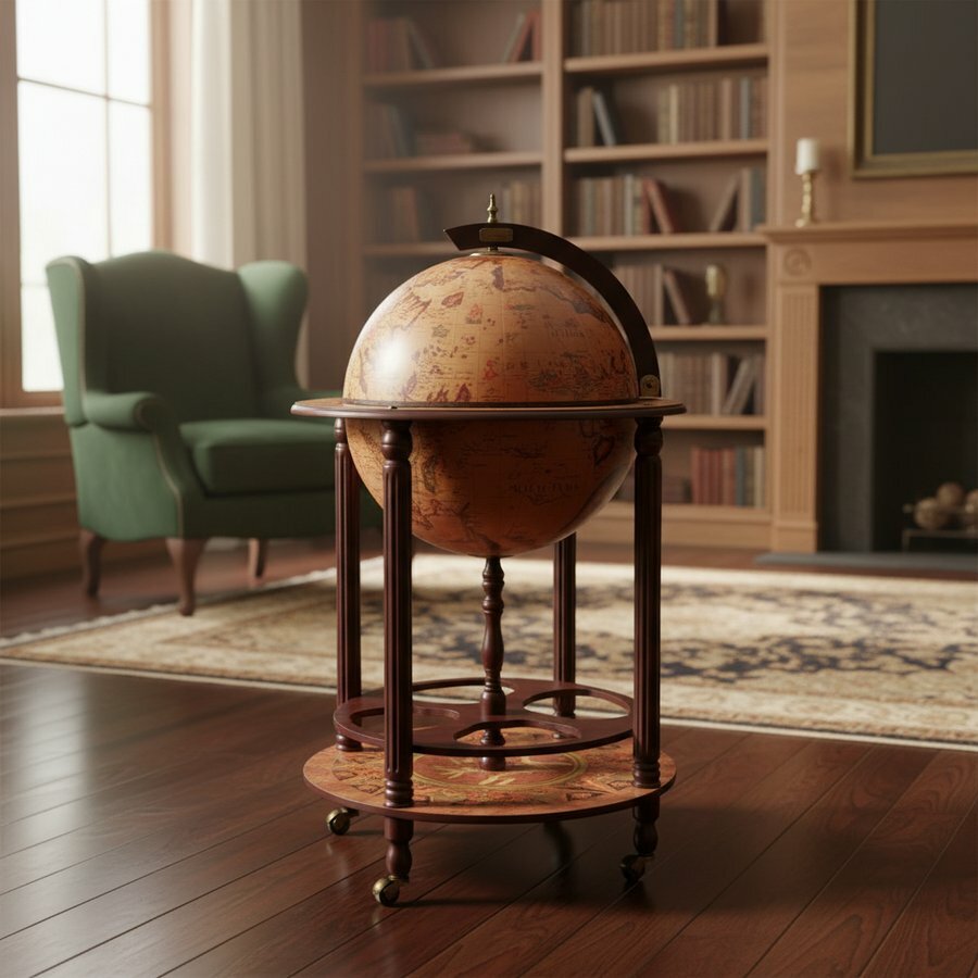 Глобус-бар напольный Малибу