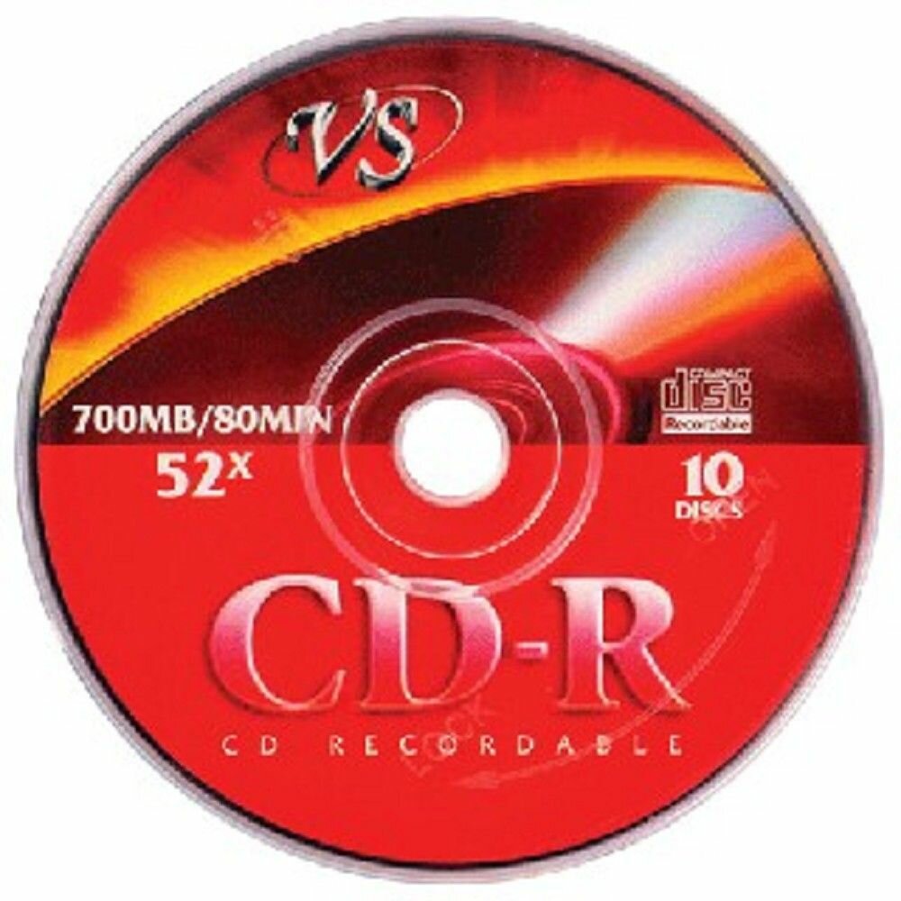 Vs Диски CD - R 80 52x конверт 5 CDRK501 620052
