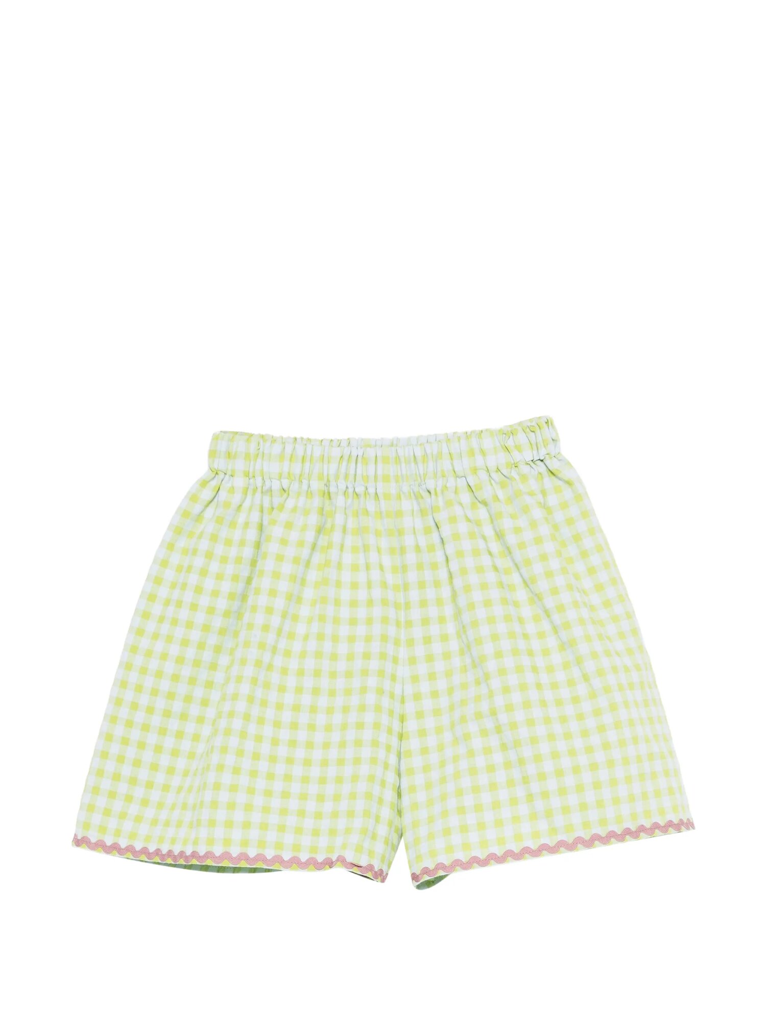 Шорты Gingham scalloped shorts