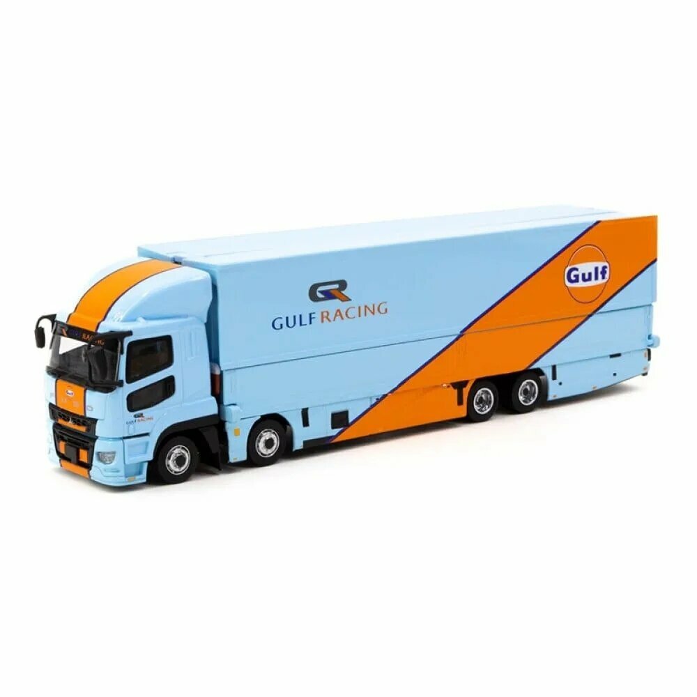 Машинка Tarmac Works 1/64 Mitsubishi Fuso Super Great Gulf Racing Diecast Scale Model Car