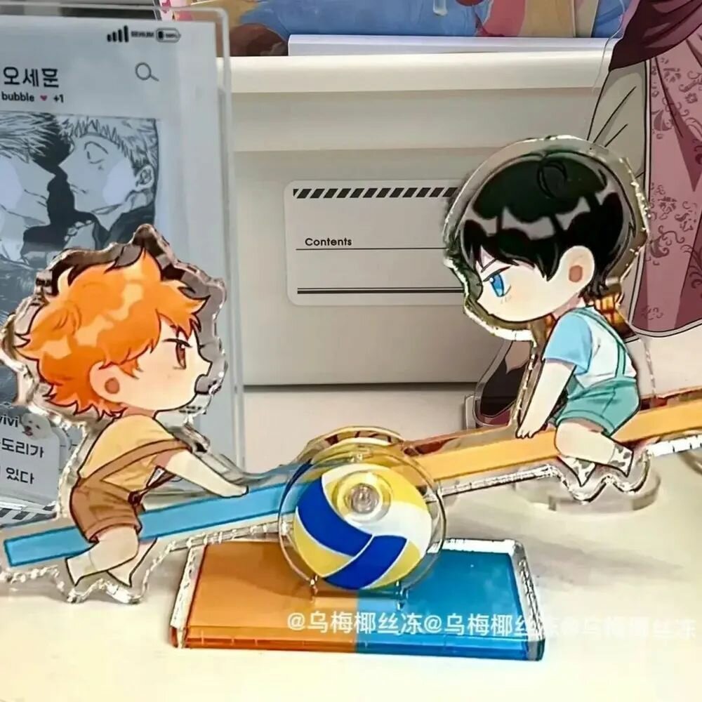 Мини Акриловый стенд Tobio Kageyama Фигурка Волейбол!