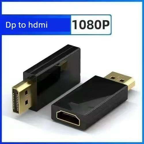 DP к HDMI адаптер для 1080p 60Гц, кабель длиной 0.5 м, совместимый с ноутбуками настольными ПК мониторами и проекторами