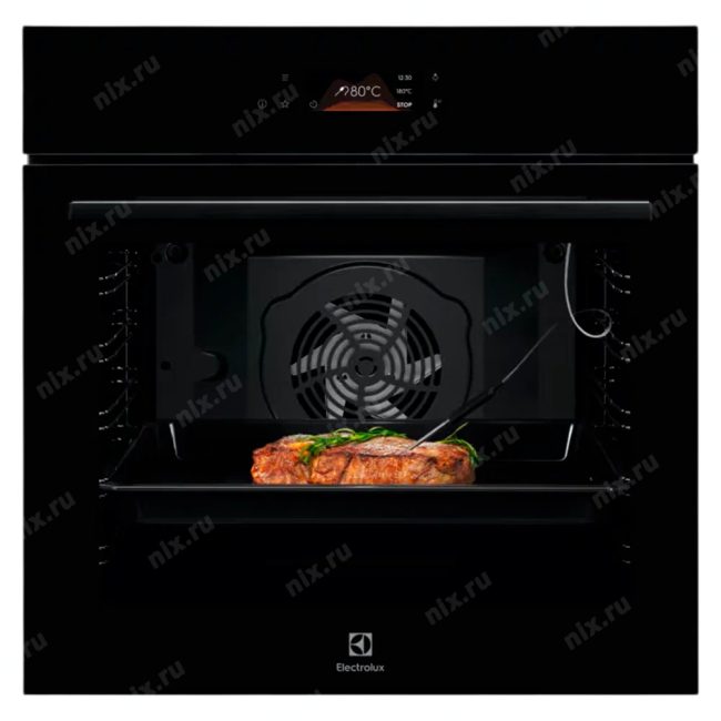 Electrolux LOE8H39Z Электрический духовой шкаф Electrolux LOE8H39Z с конвекцией, объем 72 л, 17 режимов, очистка парова