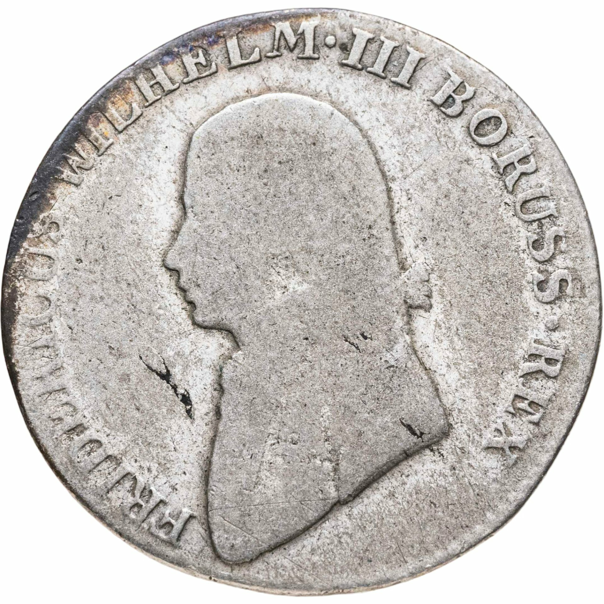 Пруссия 4 гроша 1806, Серебро 520, в сохранности F