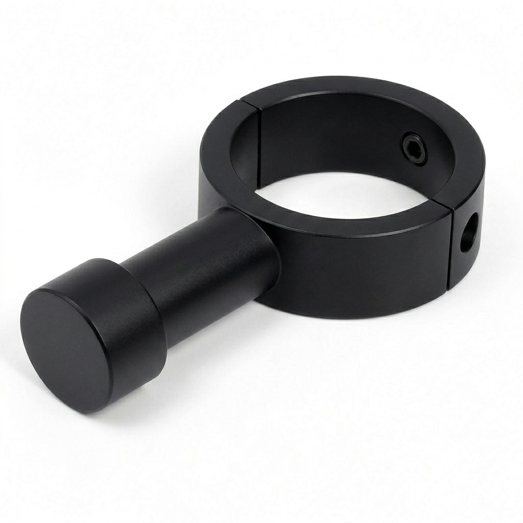 Крючок универсальный цилиндр круглый черный