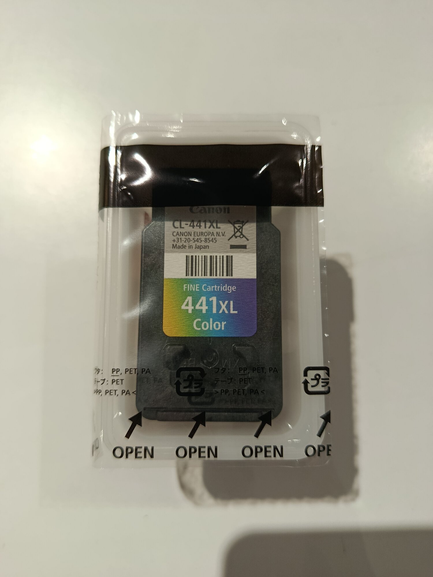 Картридж Canon Тех пак CL-441XL 5220B001, оригинал повышенный обьем 400 стр, многоцветный