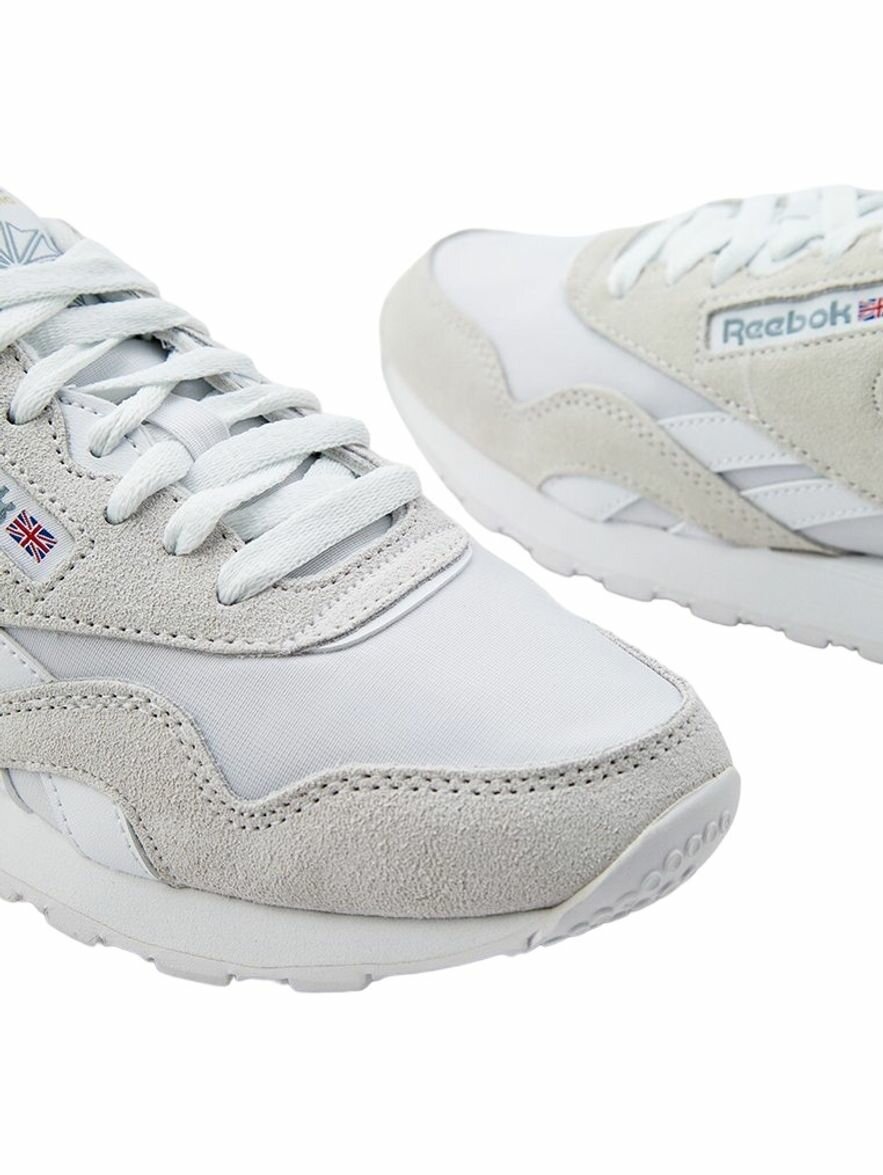Кроссовки Reebok Classic Nylon, полнота F (EU)/ на среднюю стопу, размер 7 US, белый — фото 1