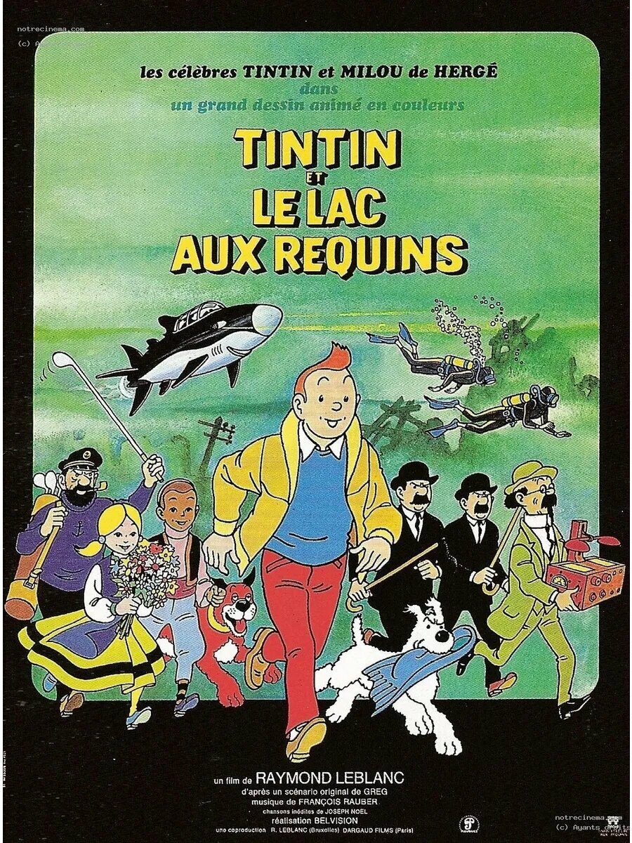 Тинтин и озеро акул (1972) (DVD-R)