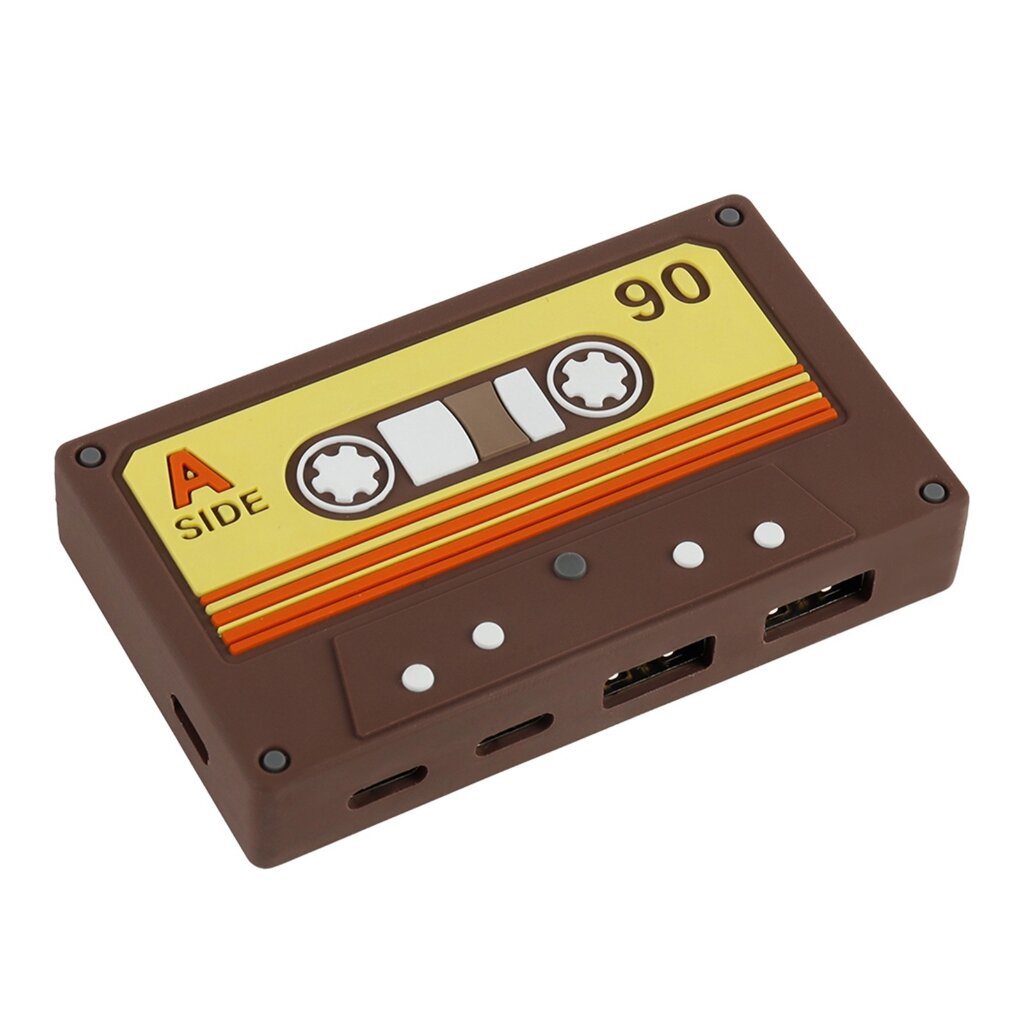 4 в 1 USB C Концентраторы Splitter Vintages Tape Look Расширяемые Разъемы для Гаджетов