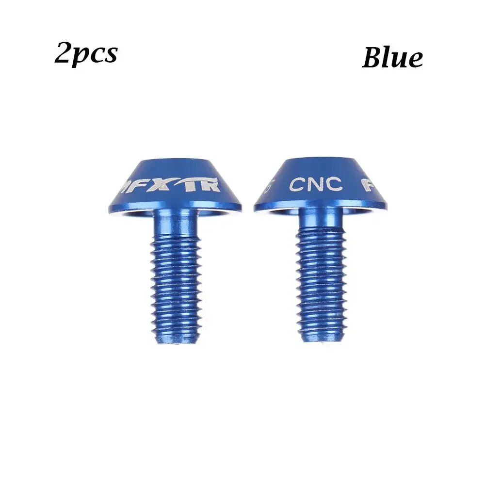 2 шт. синих винтов FXTR CNC для держателя бутылки