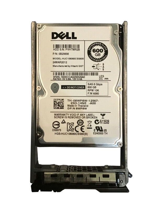 Жесткий диск Dell 8WP8W 600Gb SAS 2,5" HDD