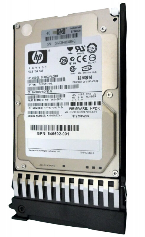 Жесткий диск HP 9FT066-085 72Gb SAS 2,5" HDD