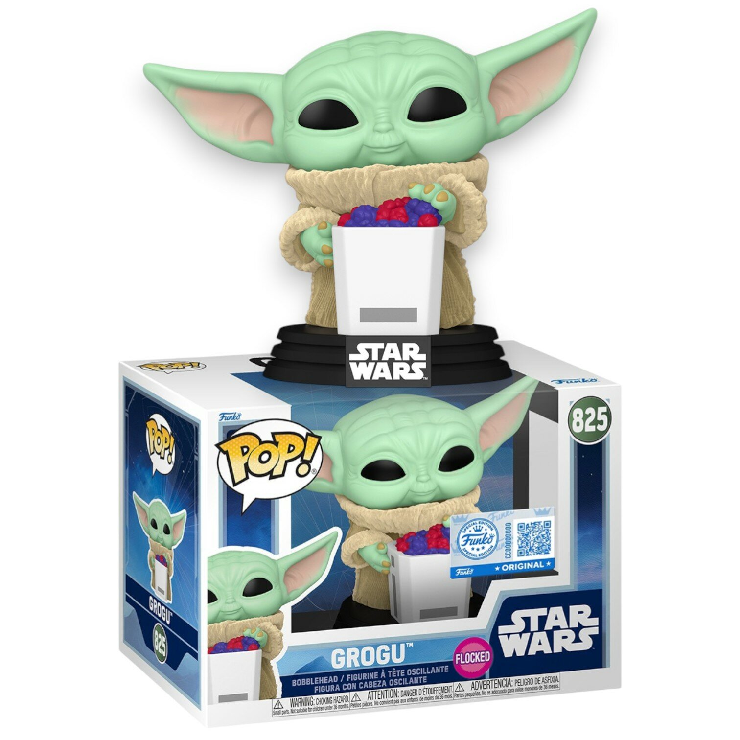 Фигурка Funko Pop! коллекционная Грогу "Мандалорец и Грогу" Эксклюзив 825 (Фигурка Фанко Поп)