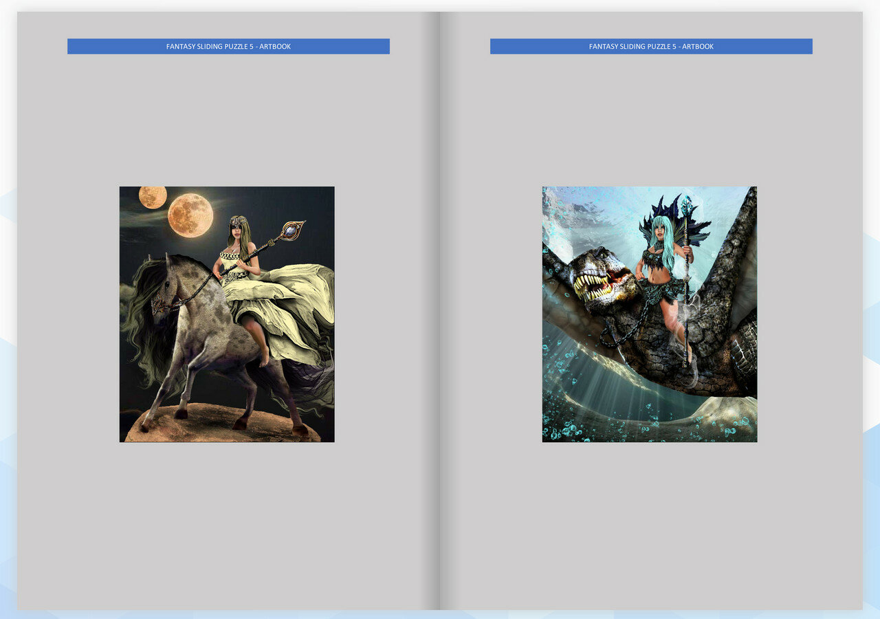 Fantasy Sliding Puzzle 5 - ArtBook DLC Steam Ключ • Активация Steam