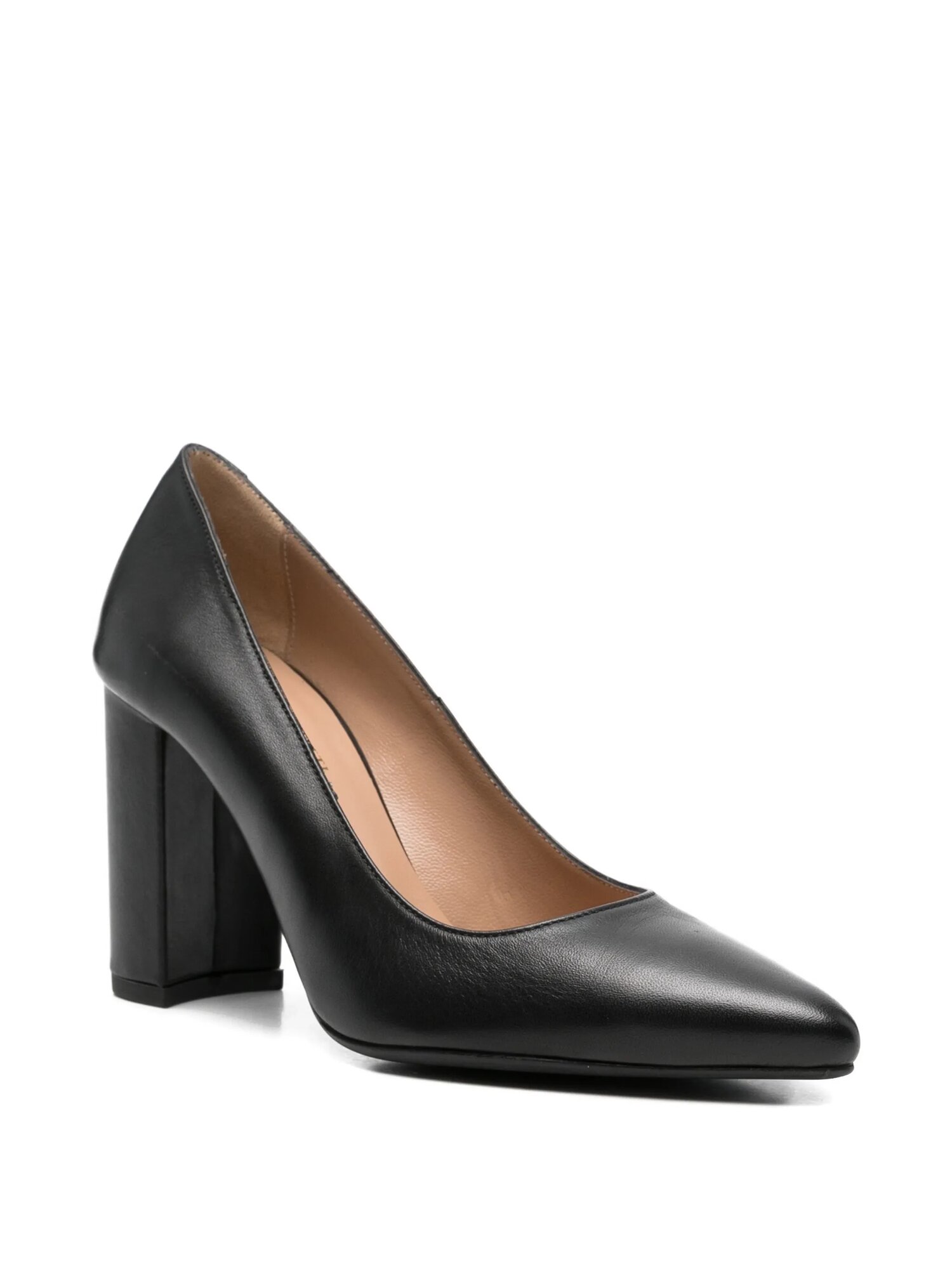 Туфли SERGIO MORETTI Pointed-toe pumps, размер 37, черный — фото 1