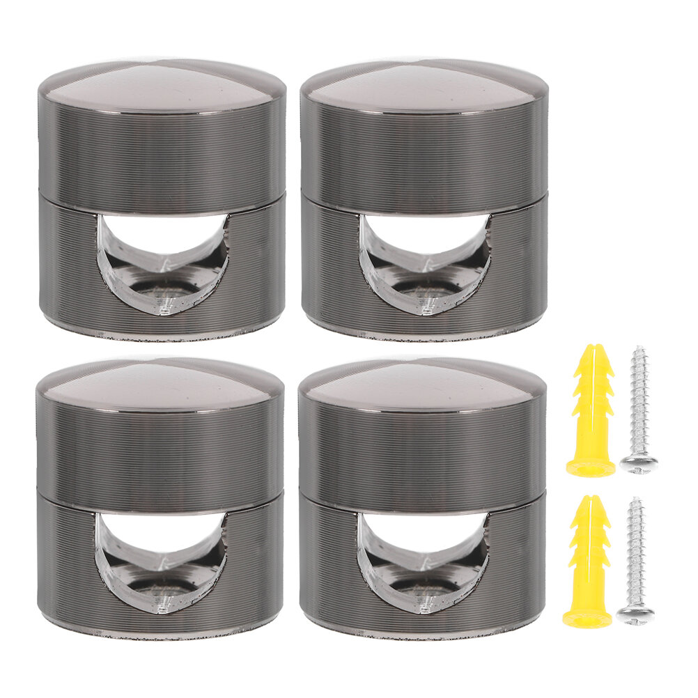 Металлический алюминиевый зажим для проводов, держатель для шнура питания, ретро-подвесной светильник (жемчужно-черный, 4 шт.)