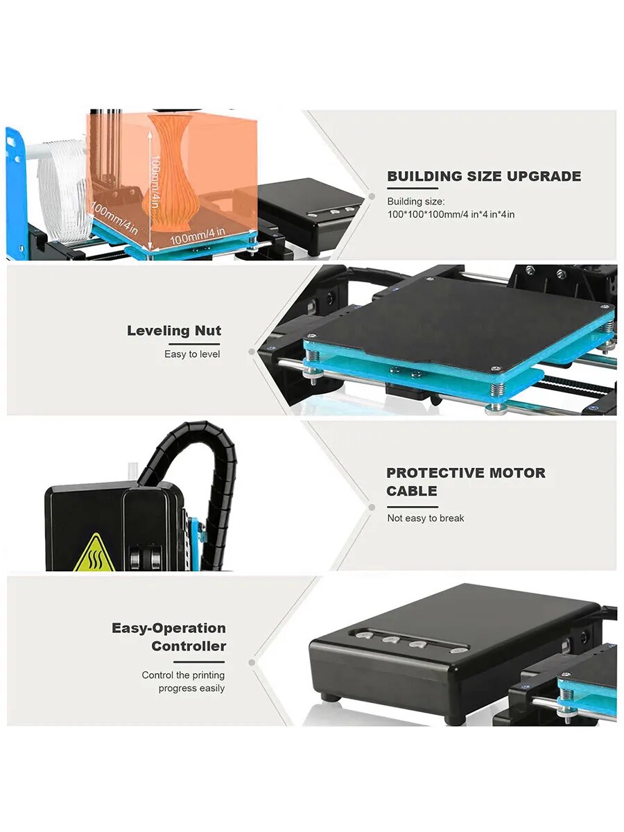 3D-принтер Easy 3d X1 TPU PLA 1.75mm — фото 1
