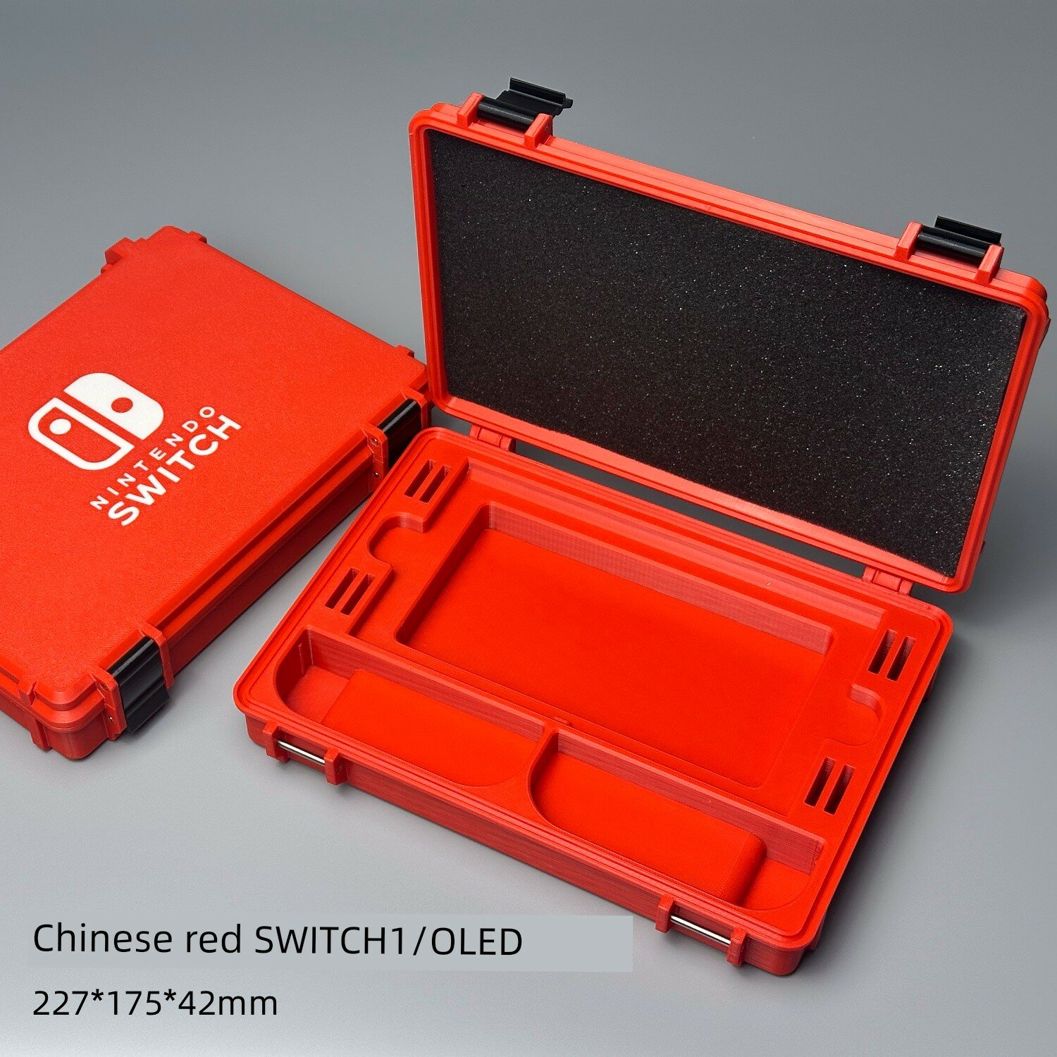 Коробка для хранения Nintendo Switch 2 OLED с водонепроницаемой защитой, пылезащитный дизайн, цвет Китайский Красный